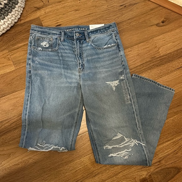 American Eagle Outfitters | Jeans | Ae Low Rise Baggy Straight Jean Nwt ...